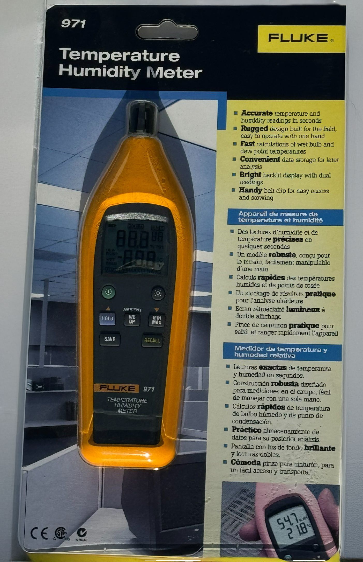 FLUKE 971 - $225.00 - Hights Electric Motor Service, Inc. of NJ